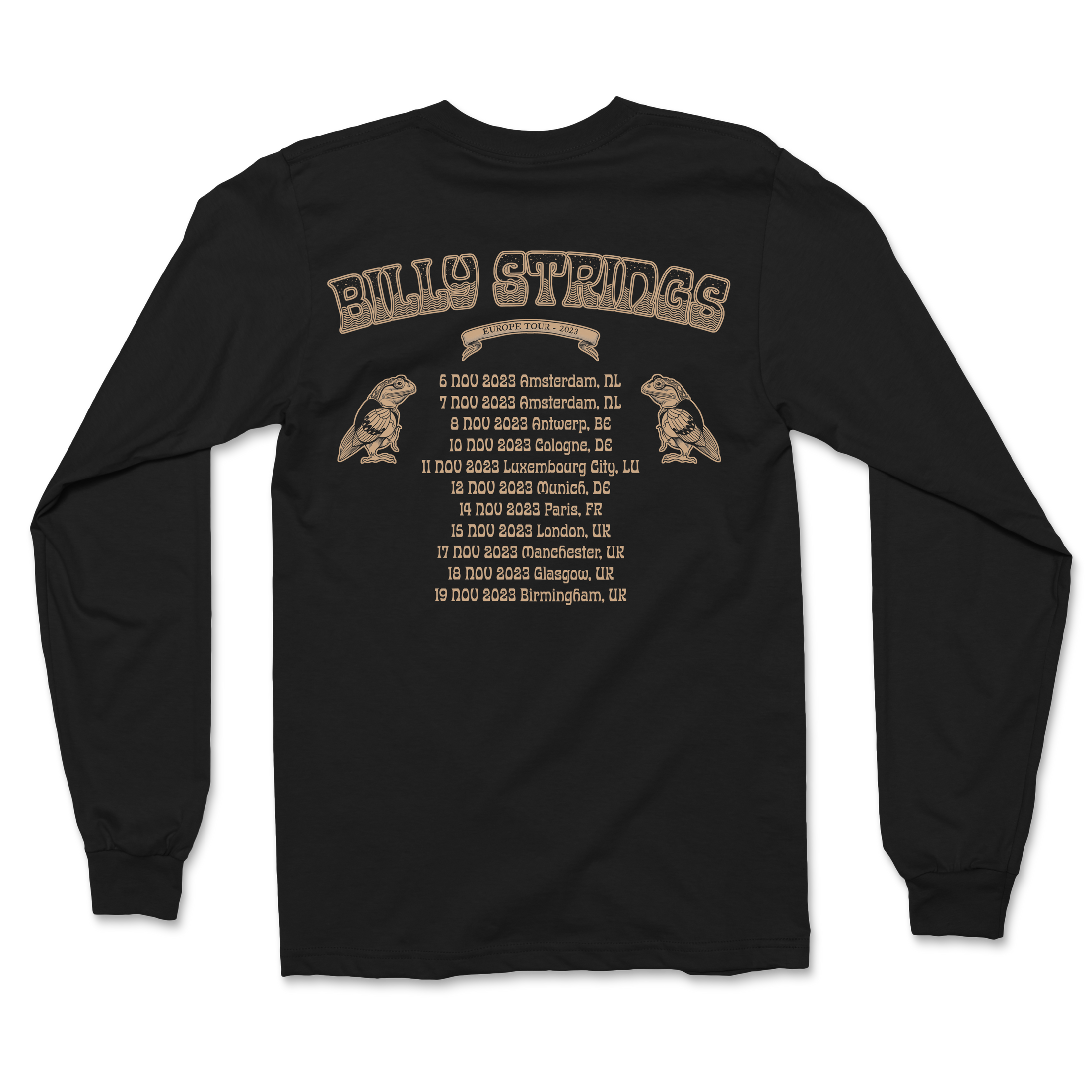 EUROPE FALL 2023 TOUR POSTER LONG SLEEVE – Billy Strings Merchandise