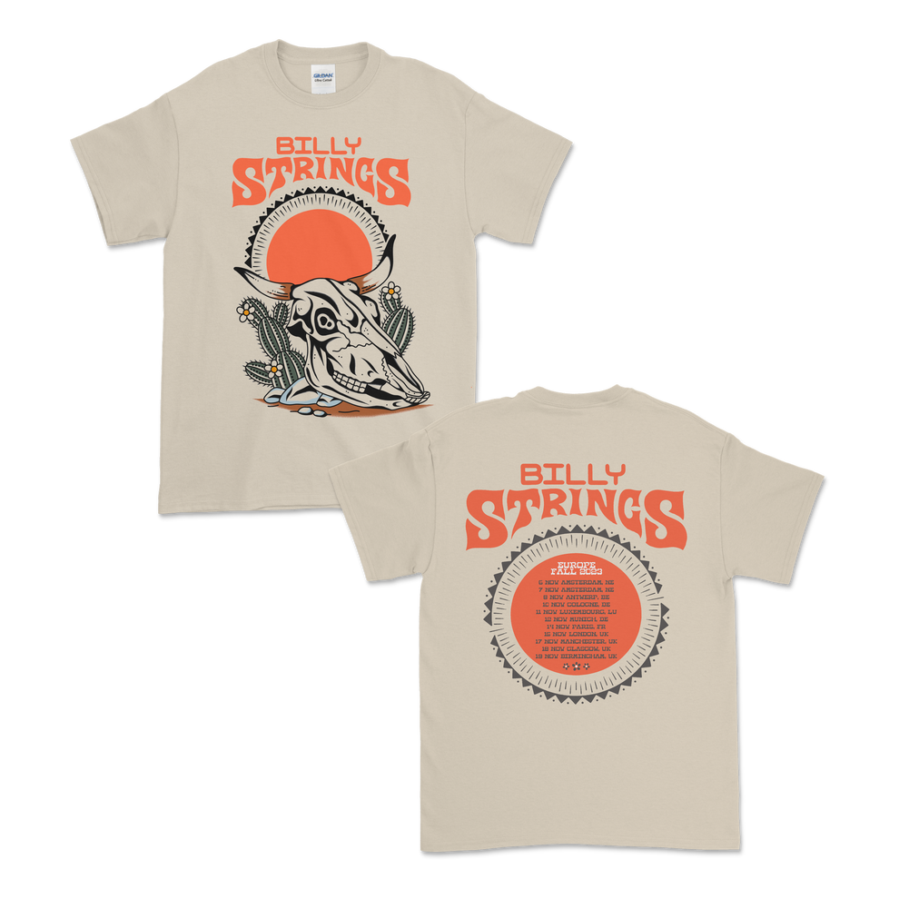EUROPE FALL 2023 SUN SKULL TEE – Billy Strings Merchandise